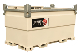 Bunded fuel tank with return and supply line - Energia